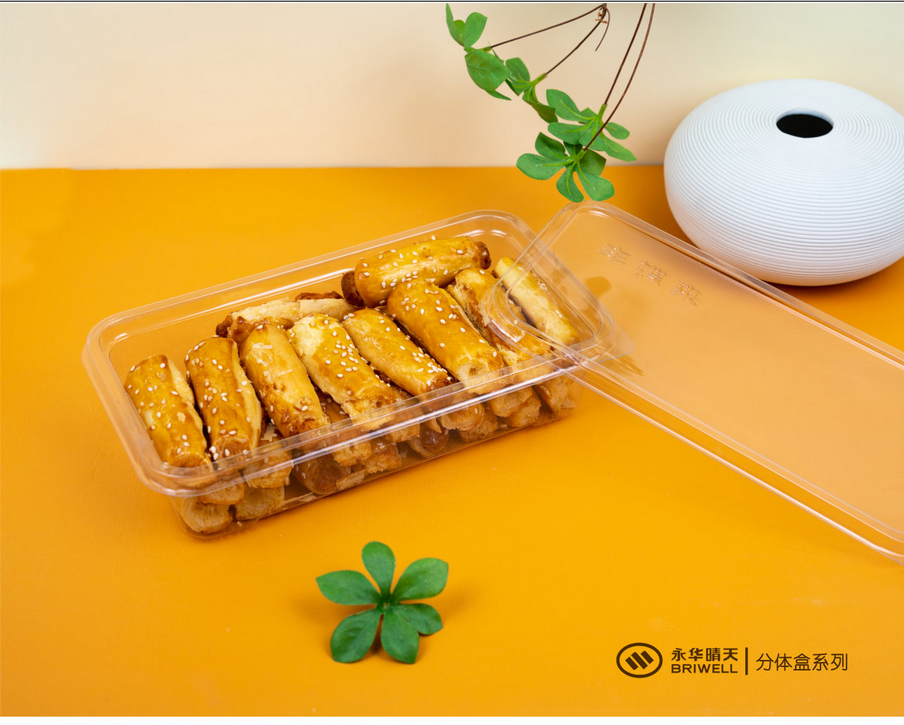 Hign quality clear plastic pastry box Food grade PET container ...