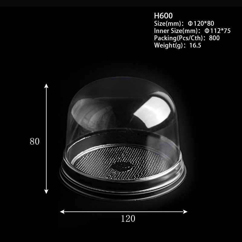 Plastic packaging cake packaging box - briwellpack