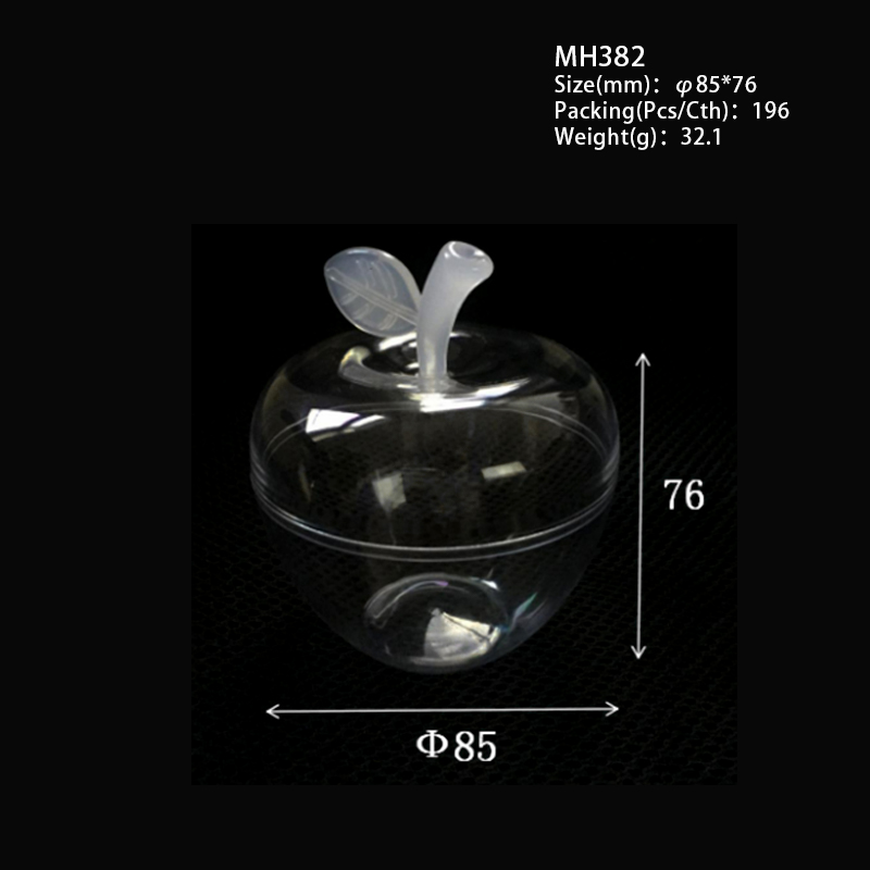 Injection molding gold Apple gift cake dessert pastry packaging box ...